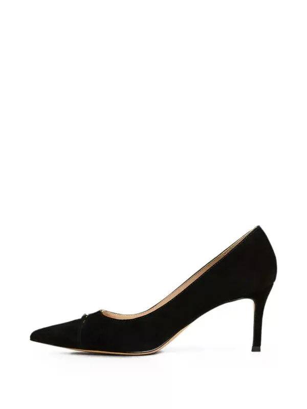 TWINSET Suede Court Shoes With Logo