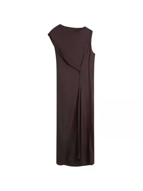 Bondi Born Ardea Draped Asymmetric Maxi Dress