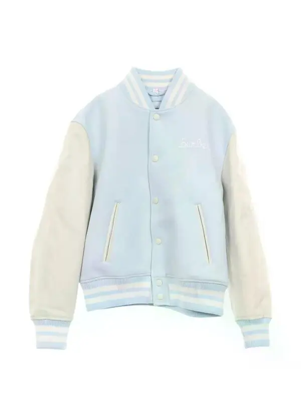 Burberry 2010s Logo-embroidered Bomber Jacket