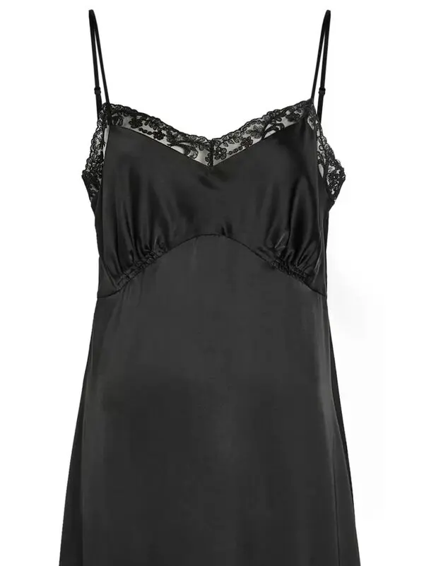 Simone Rocha Lace-trim Ruffled Midi Dress