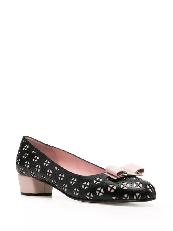 FERRAGAMO Vara 35mm Cut-out Pumps