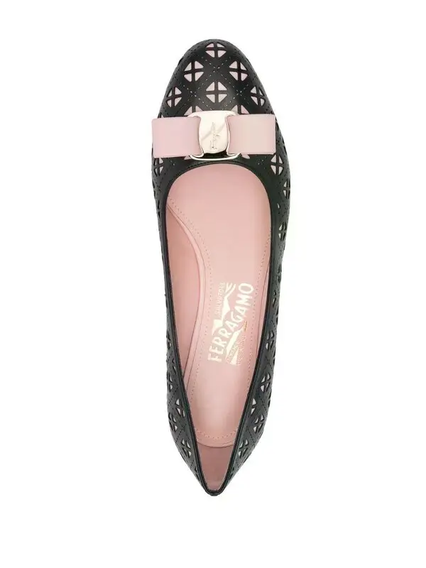 FERRAGAMO Vara 35mm Cut-out Pumps