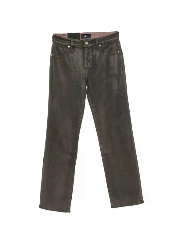 7 For All Mankind Coated Jeans - Grey