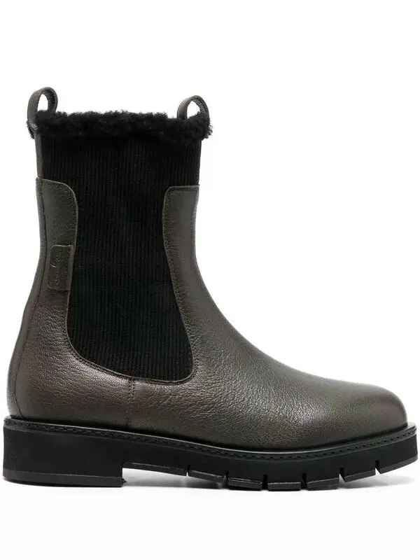 FERRAGAMO Lined Chelsea Boots - Grey