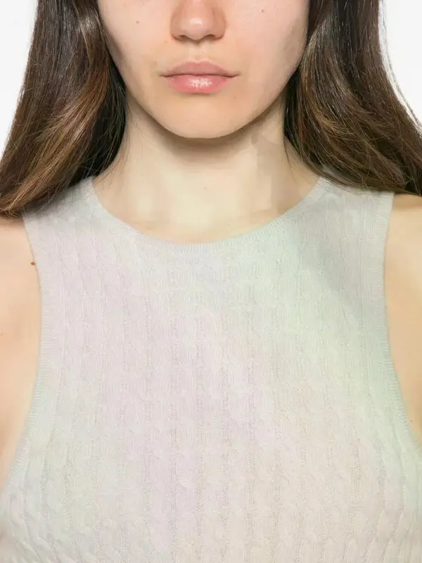LISA YANG Iora Cable-knit Tank Top