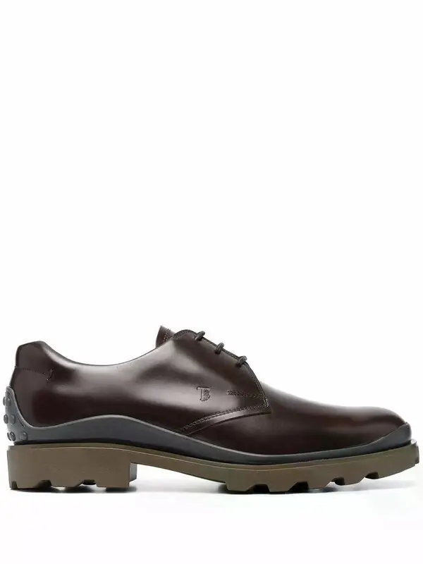 TOD'S Lace-up Derby Shoes - Brown