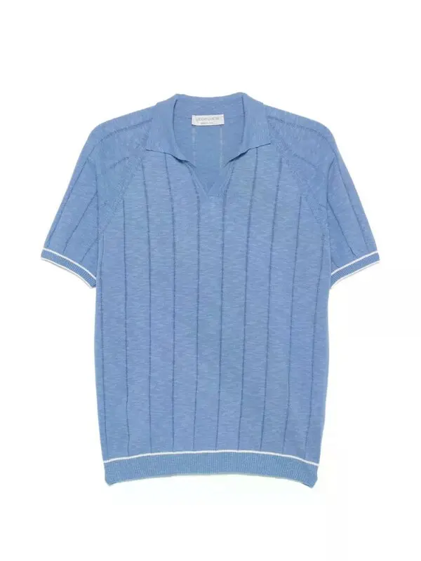 JEORDIE'S Vertical-stripe Short-sleeve T-shirt