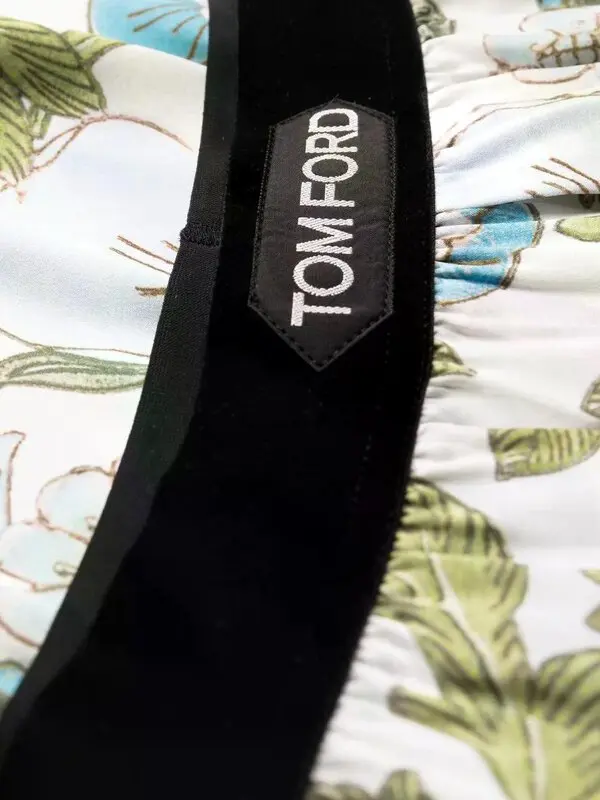 TOM FORD Floral Print Boxers - Neutrals