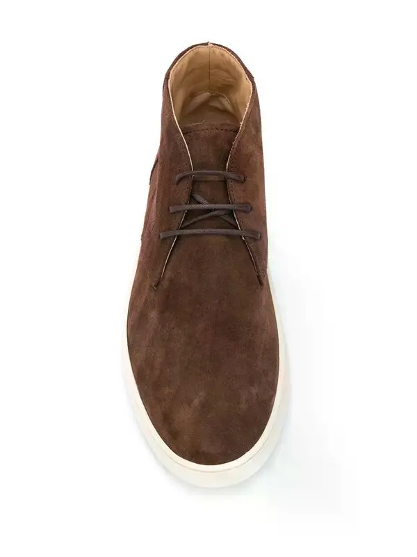TOD'S Lace-up Calf Suede Boots