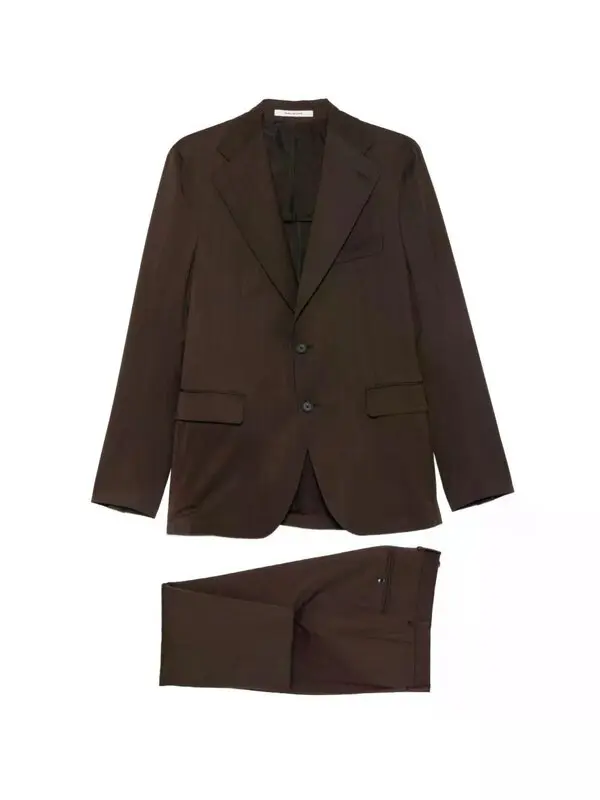 Tagliatore Herringbone-pattern Peak-lapel Suit