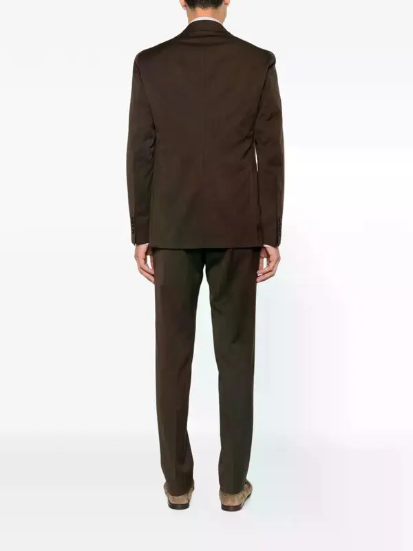 Tagliatore Herringbone-pattern Peak-lapel Suit