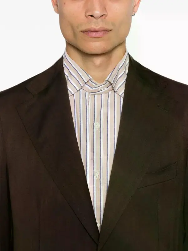 Tagliatore Herringbone-pattern Peak-lapel Suit