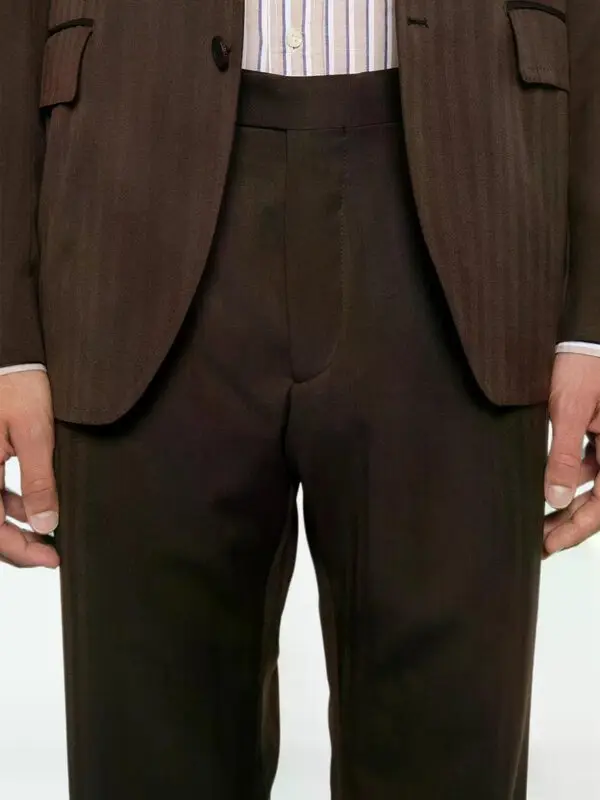 Tagliatore Herringbone-pattern Peak-lapel Suit
