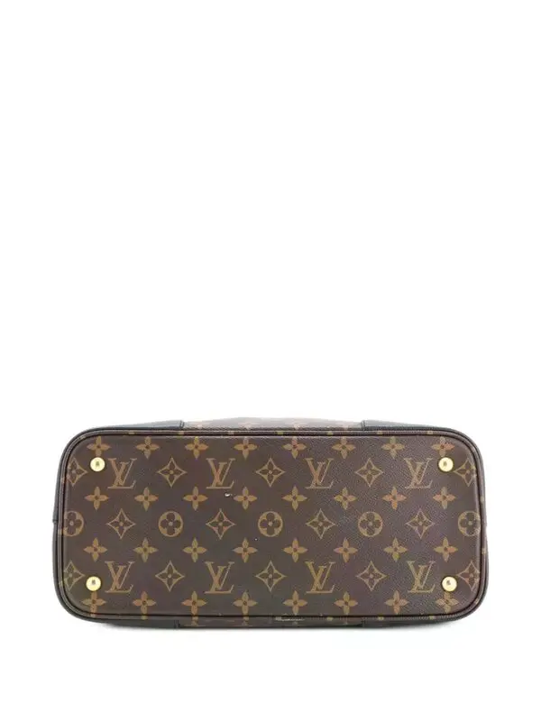 LOUIS VUITTON Flandrin Monogram Canvas And Leather Tote Bag - Black