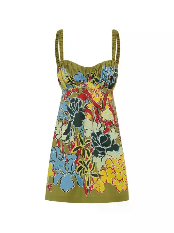 ALEMAIS Solstice Mini Dress - Green