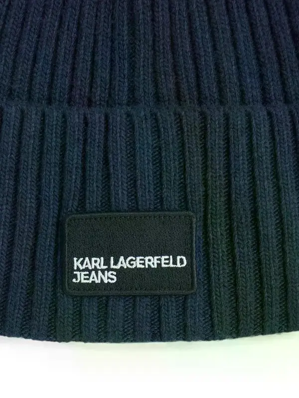 Karl Lagerfeld Logo-patch Beanie