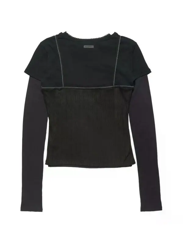 Acne Studios Layered Bow-detail T-shirt