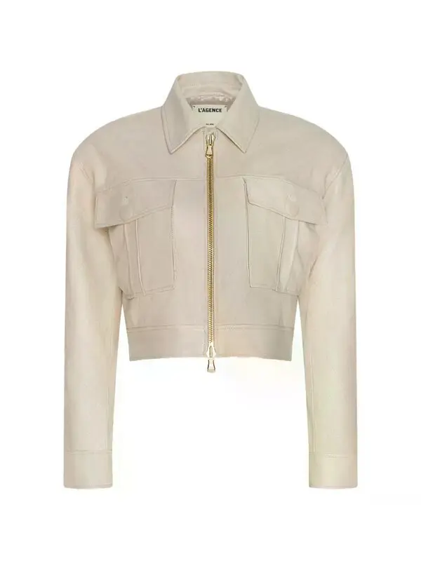 L'Agence Micah Leather Jacket