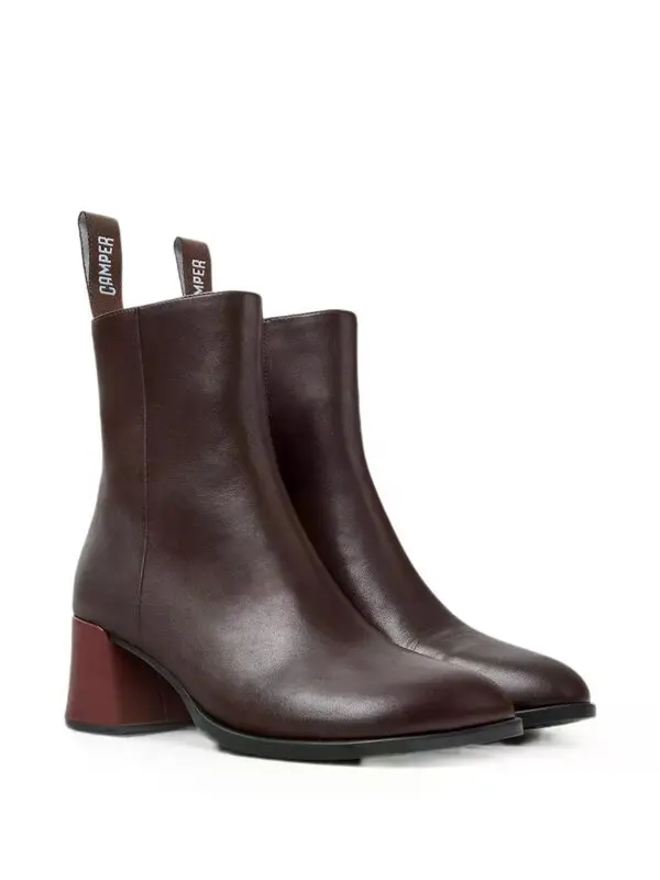 Camper Kora Leather Ankle Boots