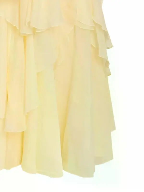 Aje Pandorea Layered Maxi Dress - Yellow