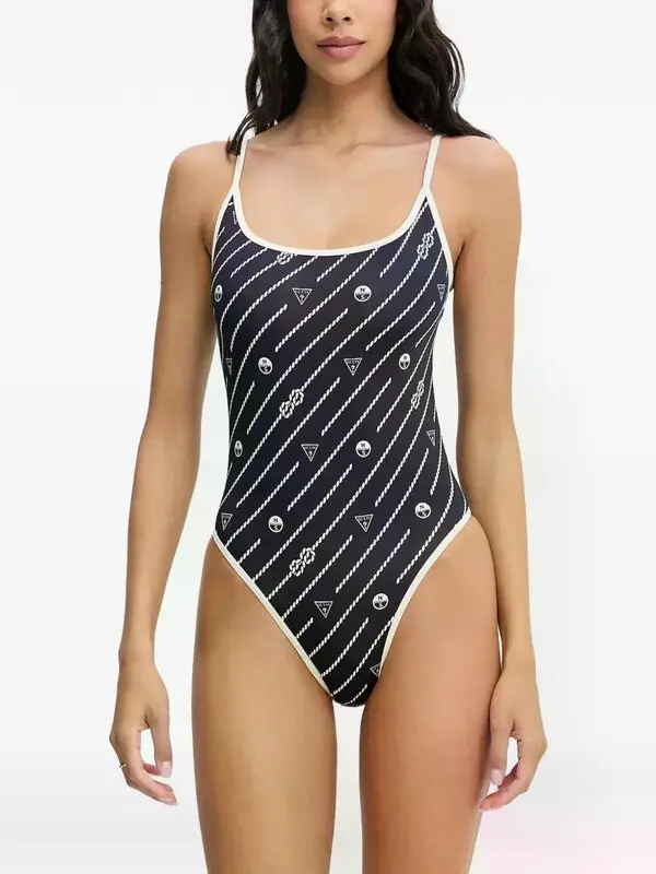 Guess Rope-print Swimsuit
