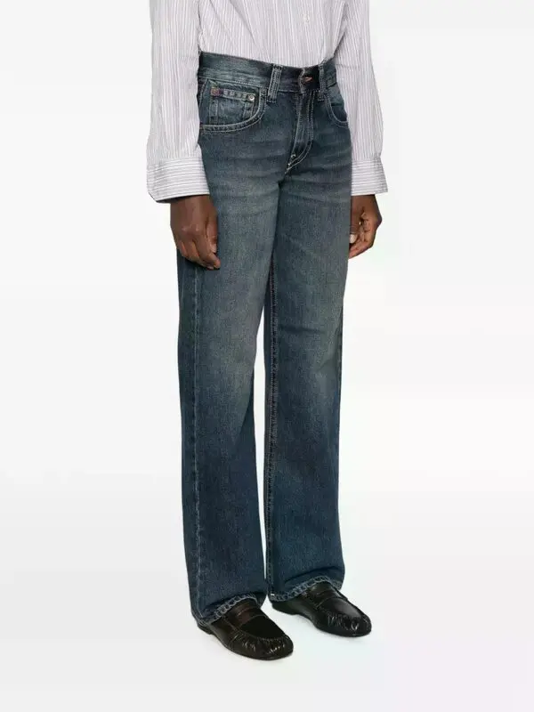 6397 Faded-effect Straight-leg Jeans