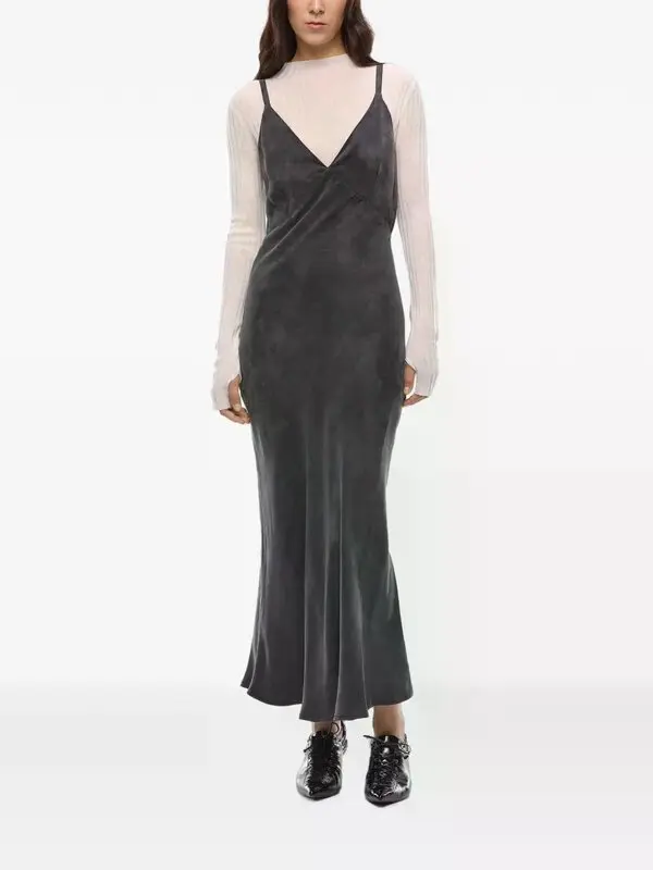 Pinko V-neck Slip Maxi Dress