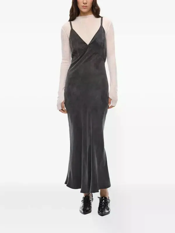 Pinko V-neck Slip Maxi Dress
