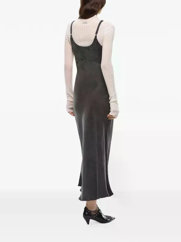 Pinko V-neck Slip Maxi Dress