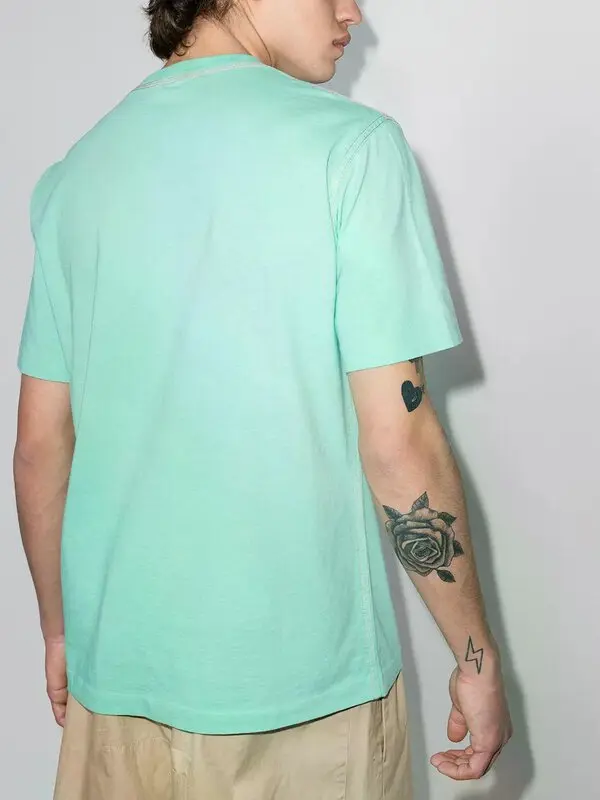Stone Island Logo-print Short-sleeve T-shirt - Green