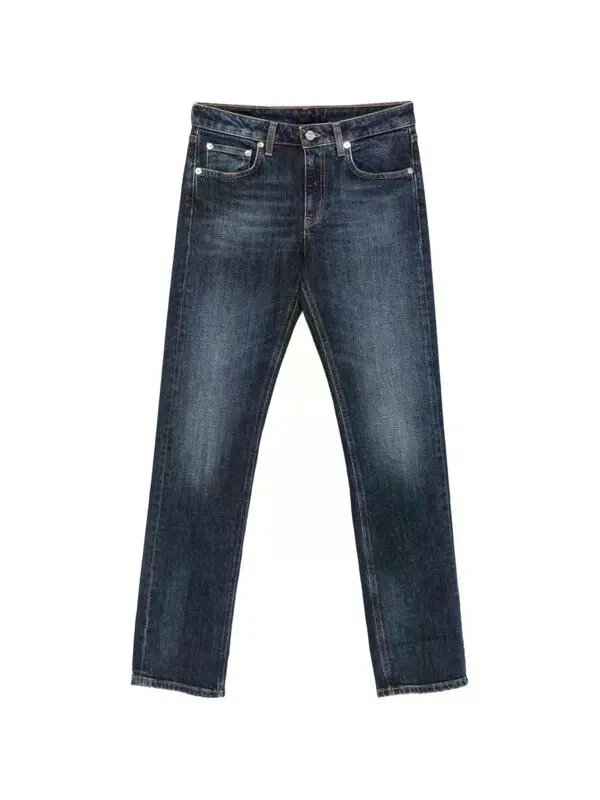 DONDUP Coco Faded Straight-leg Jeans - Blue