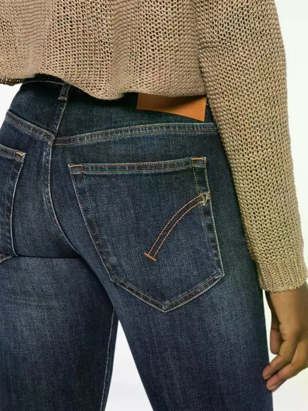 DONDUP Coco Faded Straight-leg Jeans
