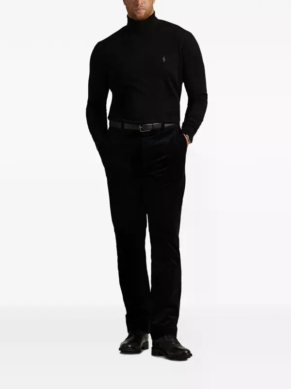 Polo Ralph Lauren Embroidered Pony Turtleneck Sweater