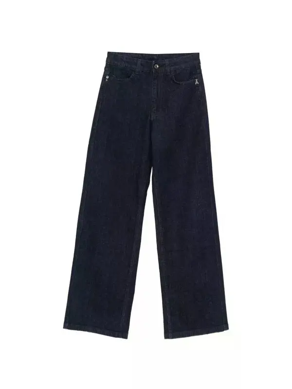 Patrizia Pepe Five-pocket Wide-leg Jeans