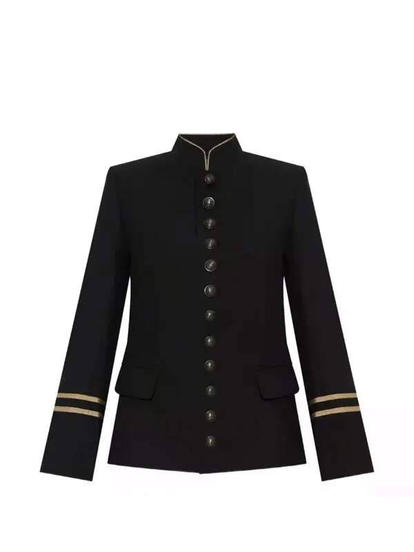 Zadig&Voltaire Vallo Military-style Buttoned Blazer - Black