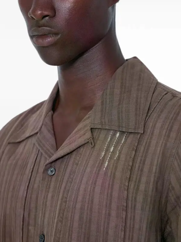 ACHM Naked Striped Short-sleeve Shirt