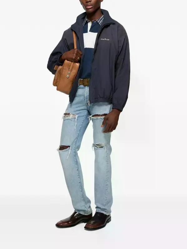 Acne Studios Logo-print Zip-up Jacket