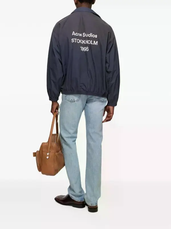 Acne Studios Logo-print Zip-up Jacket