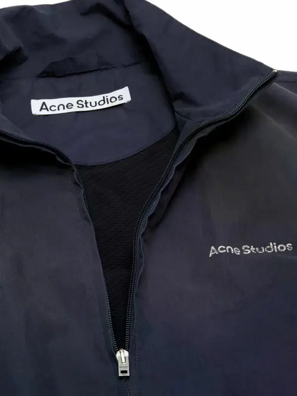 Acne Studios Logo-print Zip-up Jacket