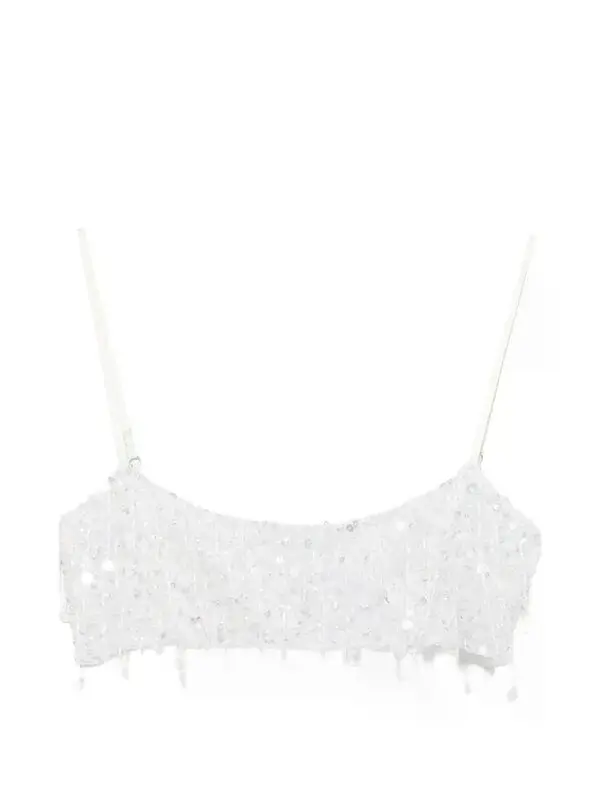 ASTA RESORT Yasmin Bead-embellished Bralette