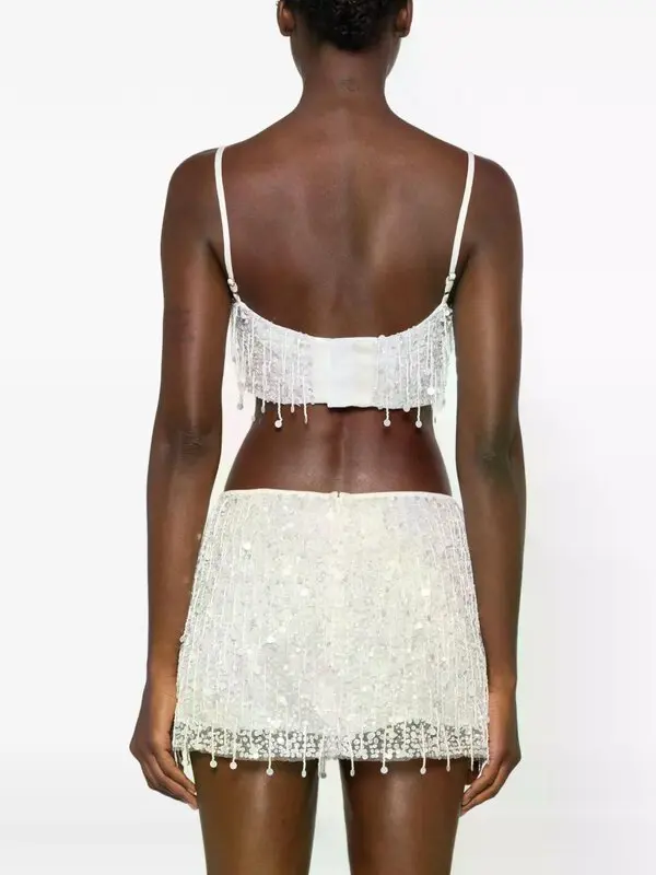ASTA RESORT Yasmin Bead-embellished Bralette