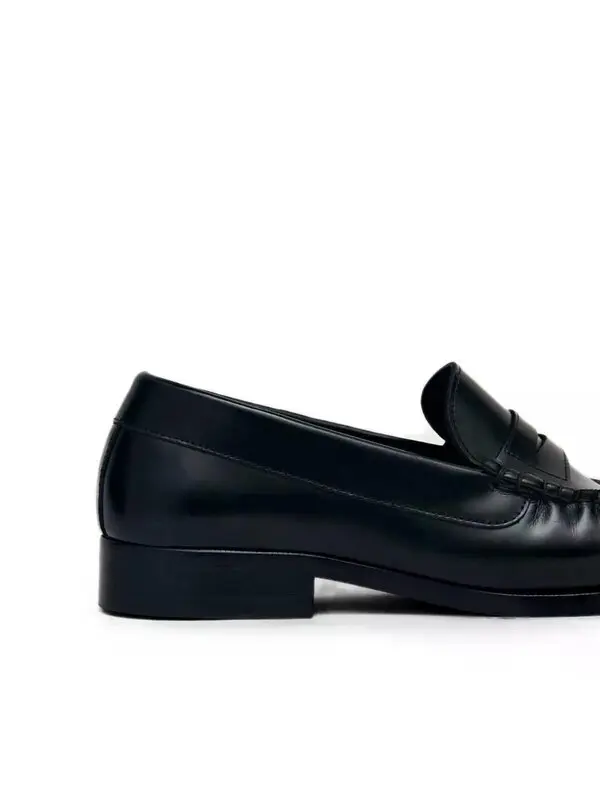 ALOHAS Rivet Leather Penny Loafers
