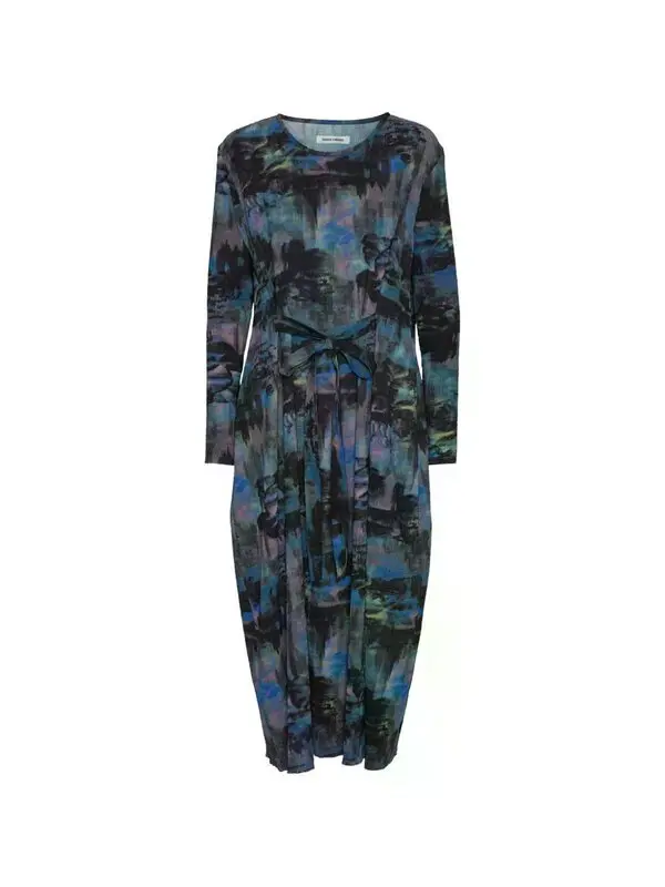 Henrik Vibskov Carry O Mushroom-print Dress - Black