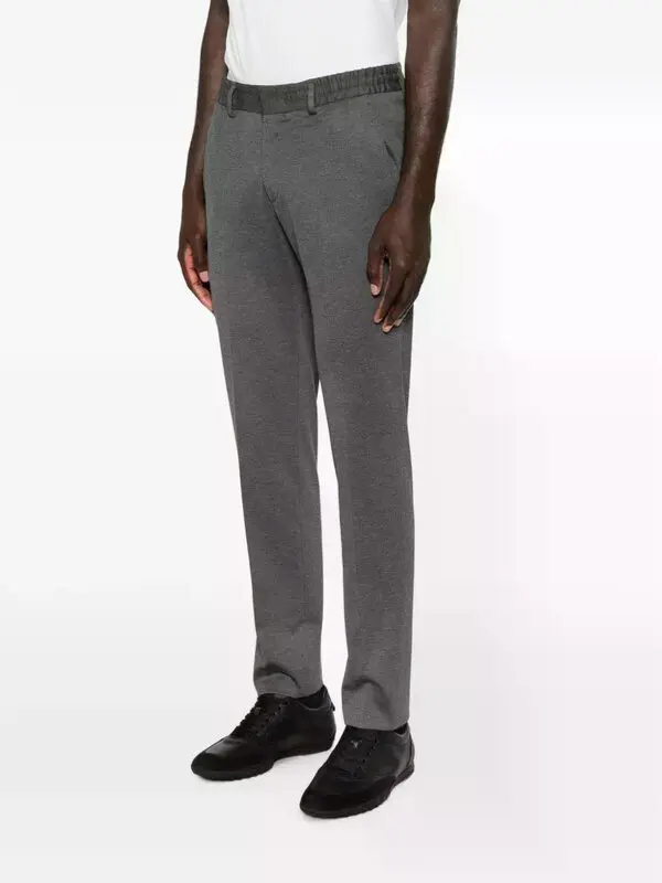 Karl Lagerfeld Pressed-crease Trousers - Grey
