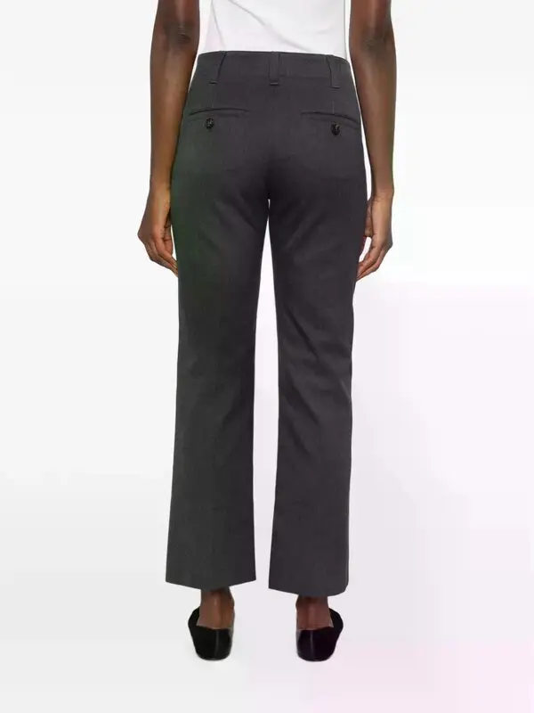 Brunello Cucinelli Charcoal Flared Trousers