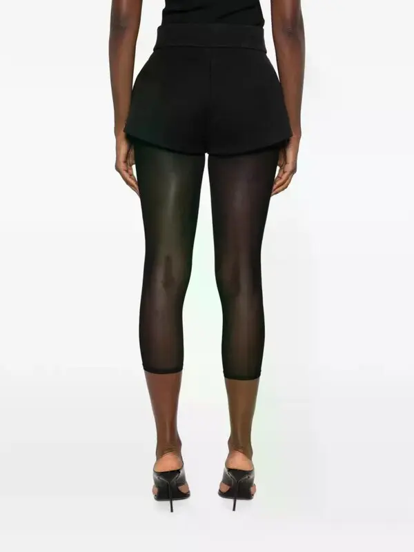 VESTIAIRE D'UN OISEAU LIBRE High-rise Structured Shorts
