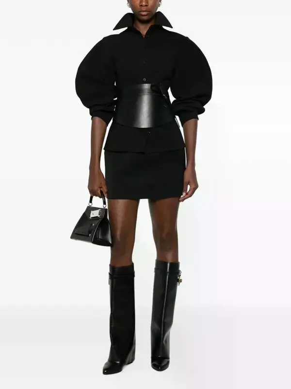 MUGLER High-waisted Mini Skirt