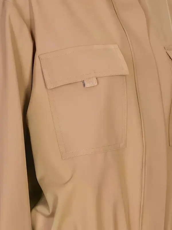 Fabiana Filippi Chest-pocket Elasticated-hem Jacket