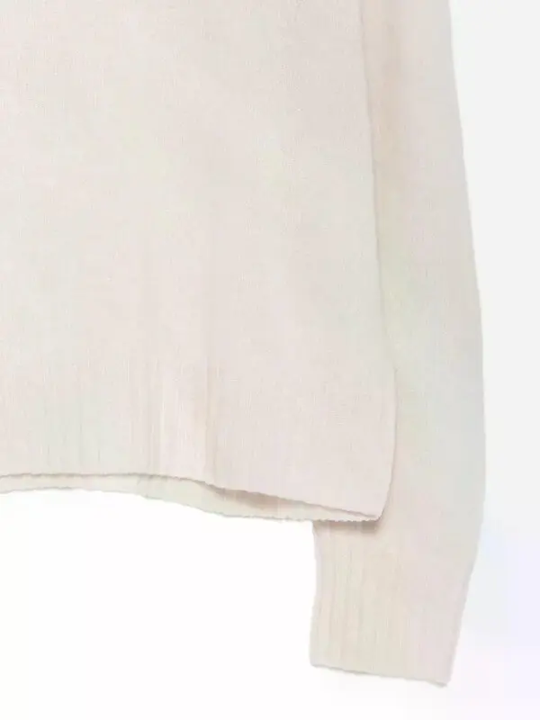 ALYSI Crew-neck Ribbed-trim Sweater