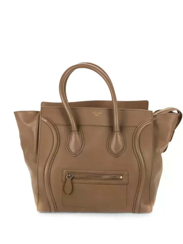 Celine Medium Phantom Luggage Tote Bag - Brown